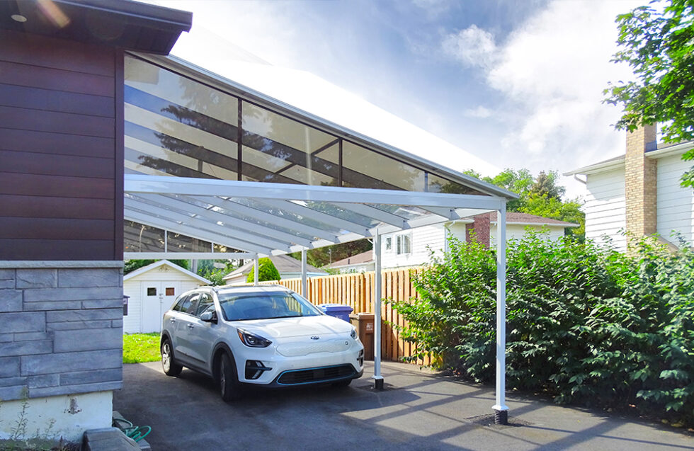 Abri d'auto - Le CarPORT - SOLARIUM Optimum Inc